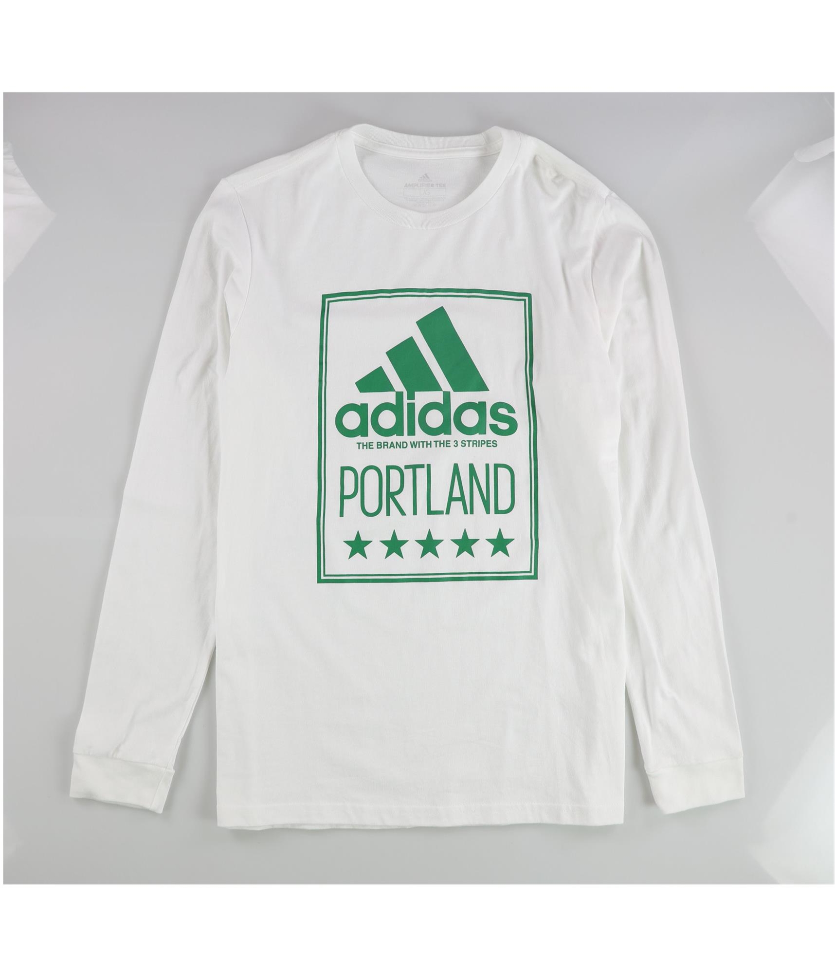 Adidas Mens Portldan 3-Stripes Graphic T-Shirt, white, L | eBay